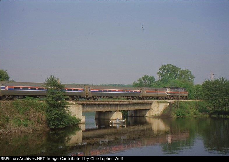 AMTK 216 Crrossing Huron River near Ann Arbpr MI 6-21-1981